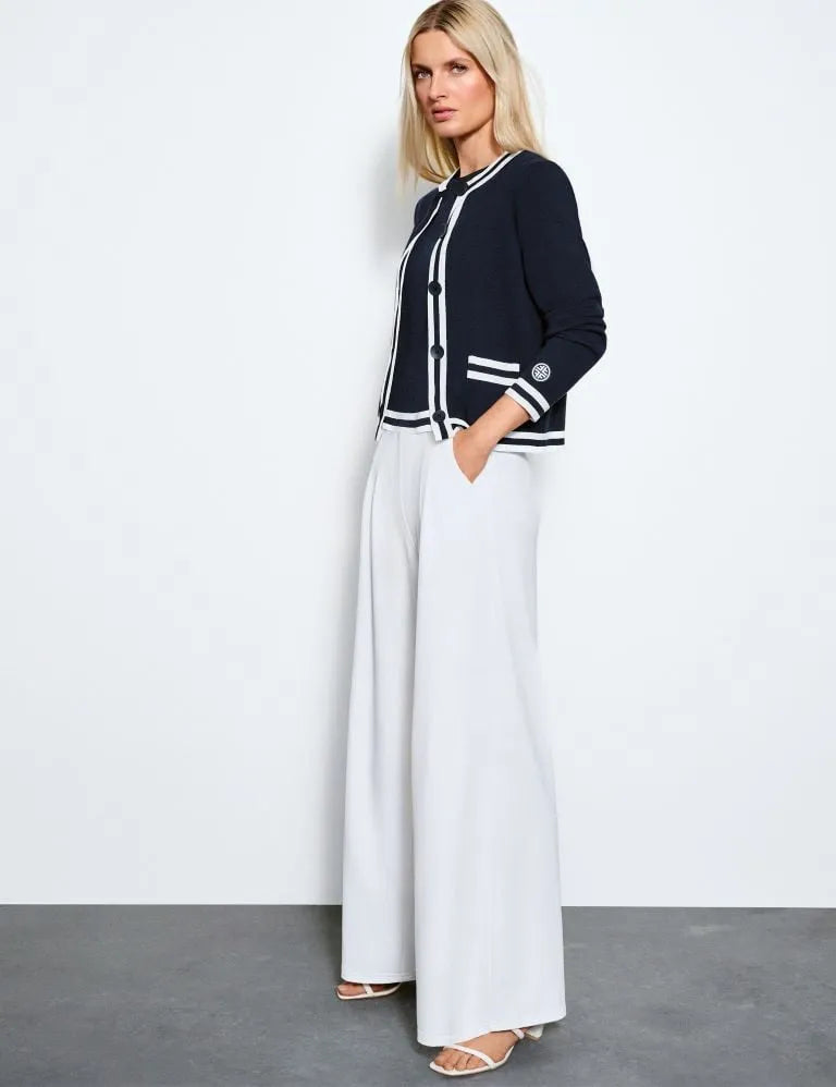 Rabe wide leg jersey trousers 53930 - Jane Young