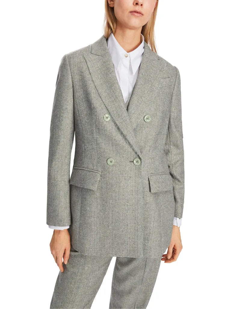 Marc Cain herringbone blazer - Jane Young