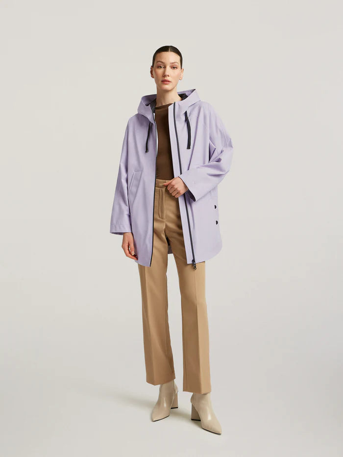 Creenstone Maureen hooded raincoat - Jane Young