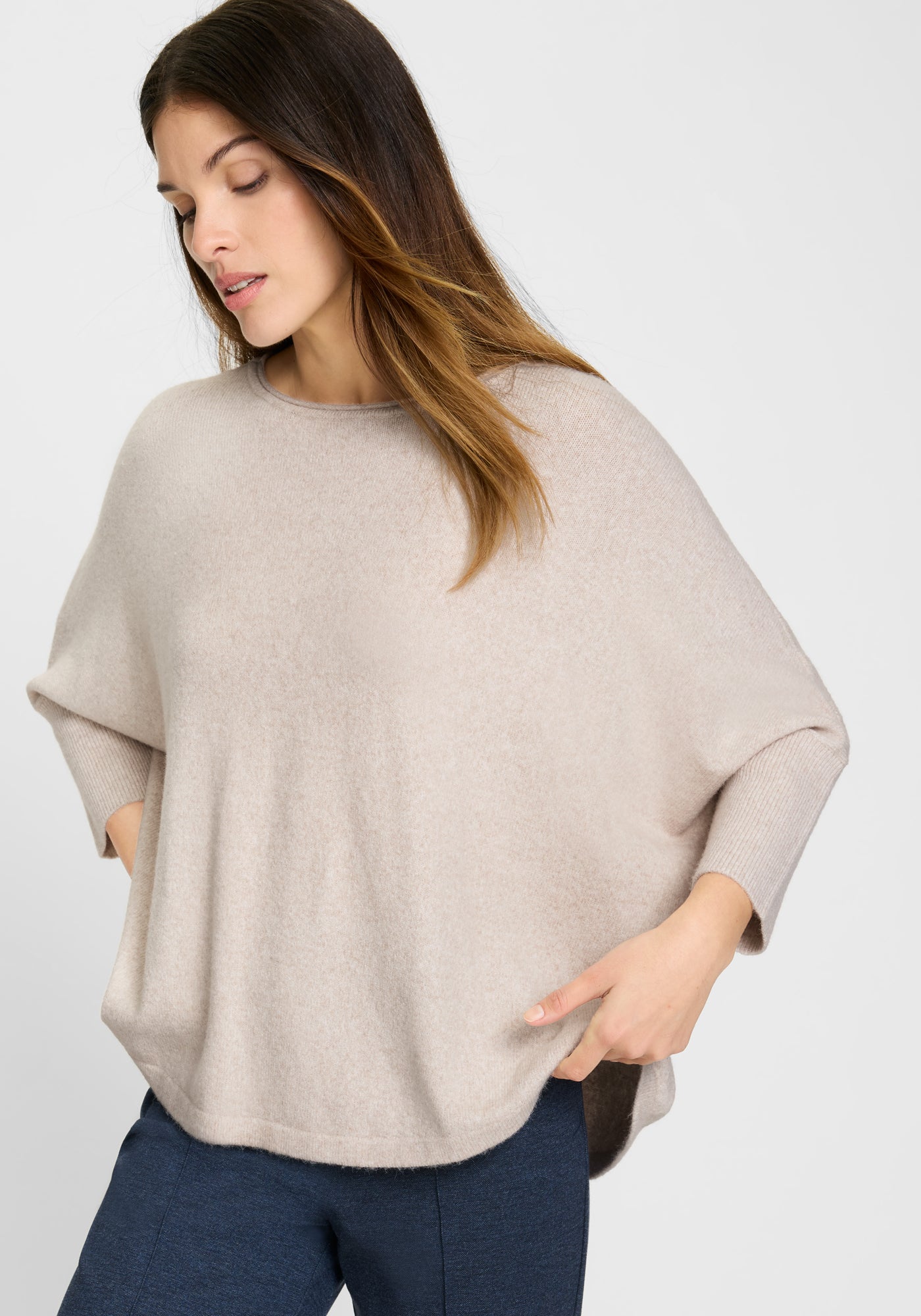 Olsen long sleeve knit sweater 11004640 - Jane Young